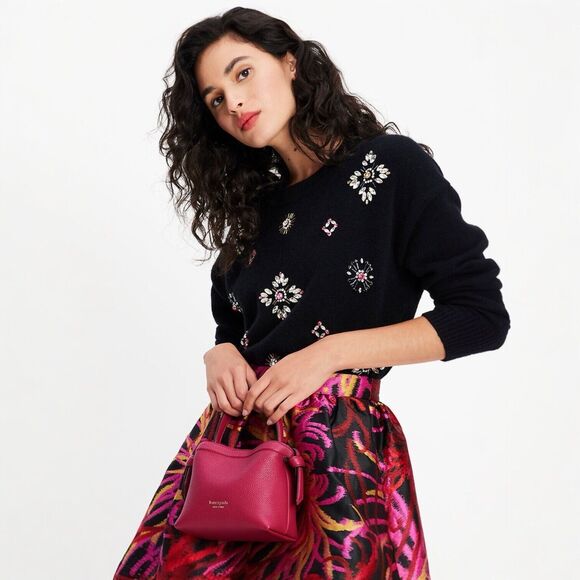 Bags | Nwt Kate Spade Knott Mini Crossbody Tote In Renaissance Rose ...